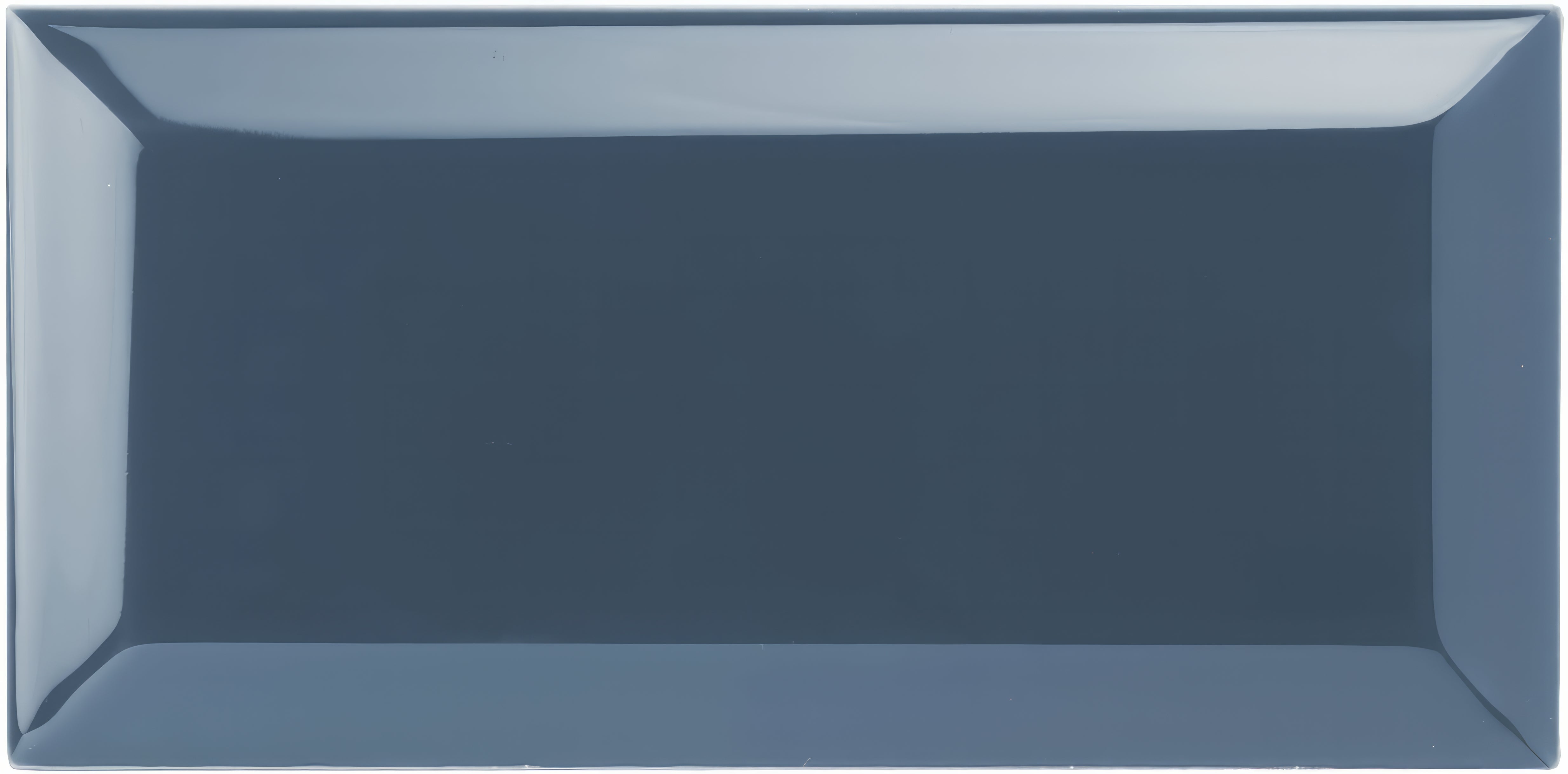 Ascot Blue Metro Bevelled Tile - Hyperion Tiles