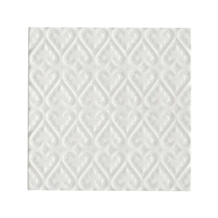 Alhambra White Decor 2 Star Motif Tile 15x15cm | Hyperion Tiles