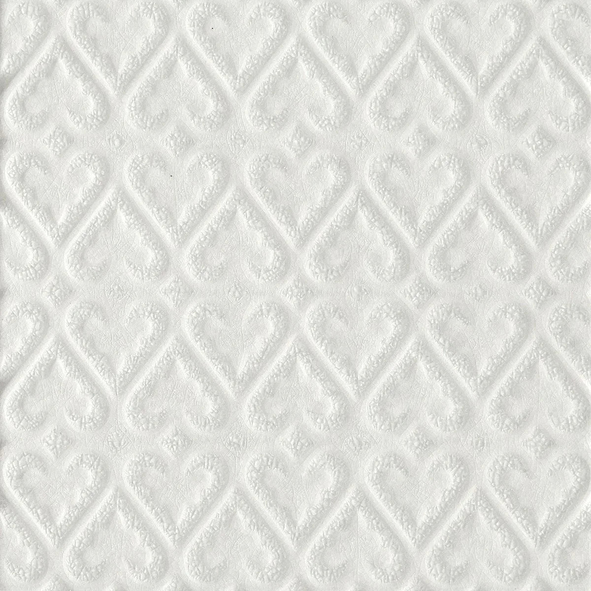 Alhambra White Decor 2 Star Motif Tile 15x15cm | Hyperion Tiles