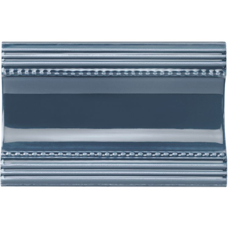Ascot Blue Cornice - Hyperion Tiles