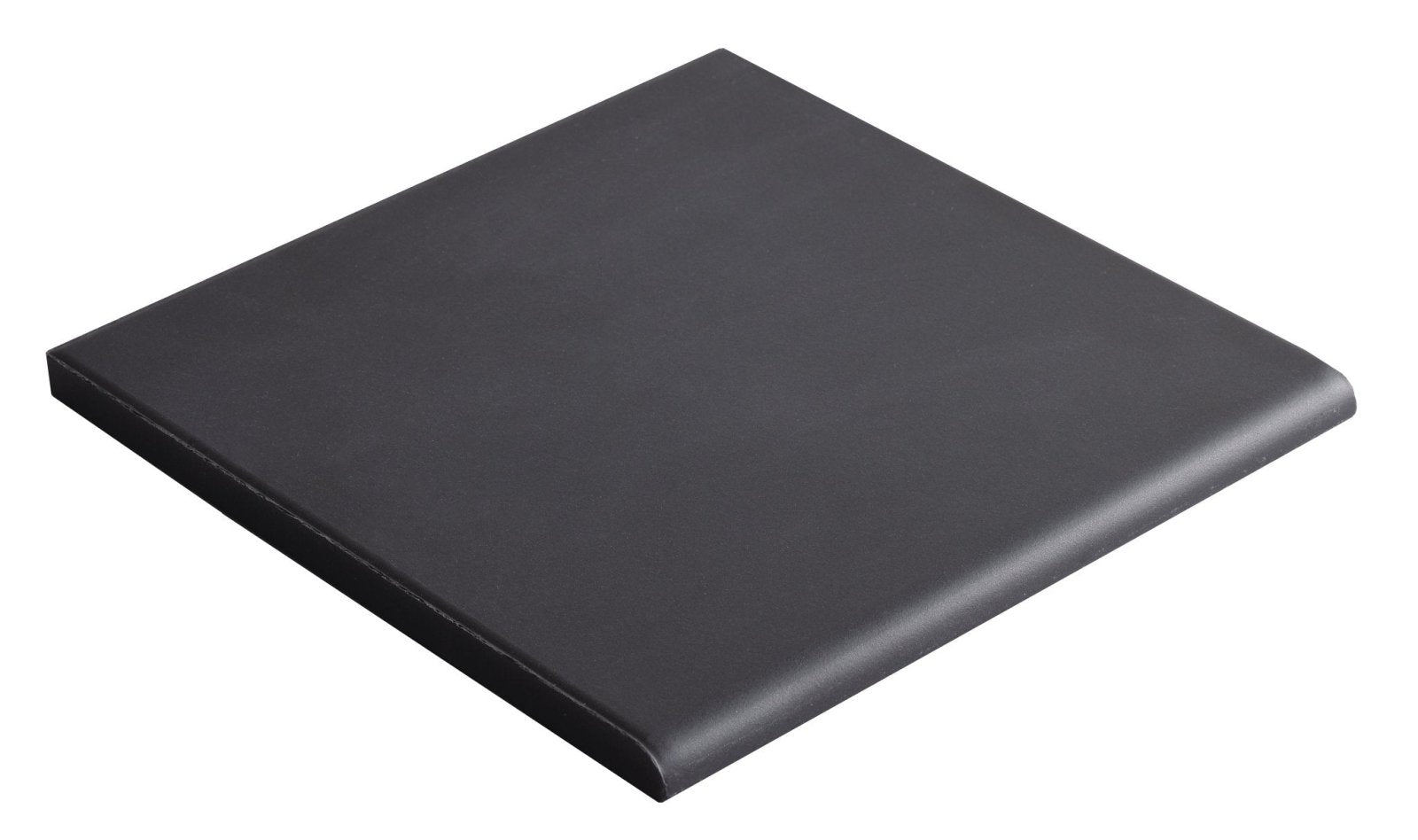 Black Round Edge Quarry Tile 148 x 148mm from Hyperion Tiles