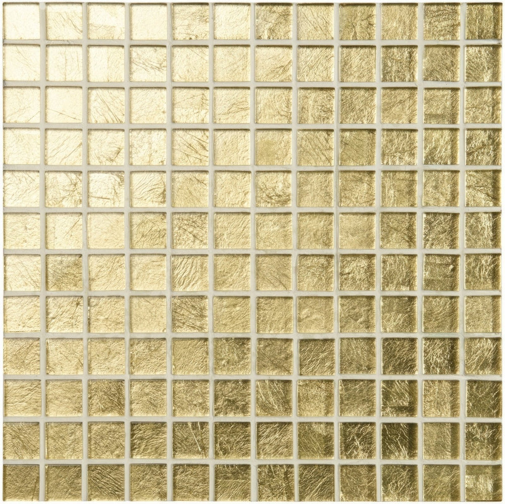 Bullion Gold Rush Glass Mosaic from Hyperion Tiles