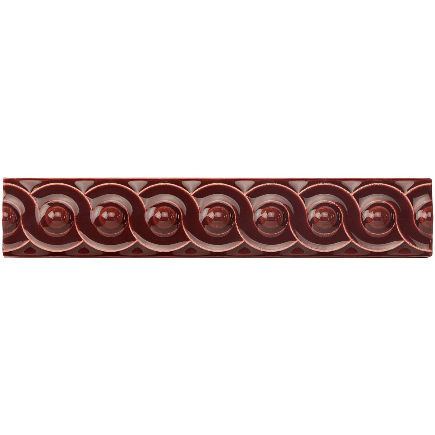 Burgundy Scroll Moulding from Hyperion Tiles