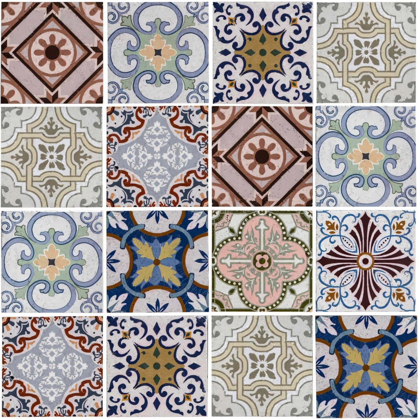 Fable Patterned Mosaic from Hyperion Tiles