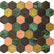 Flidor Mixed Colour Copper Mosaic from Hyperion Tiles