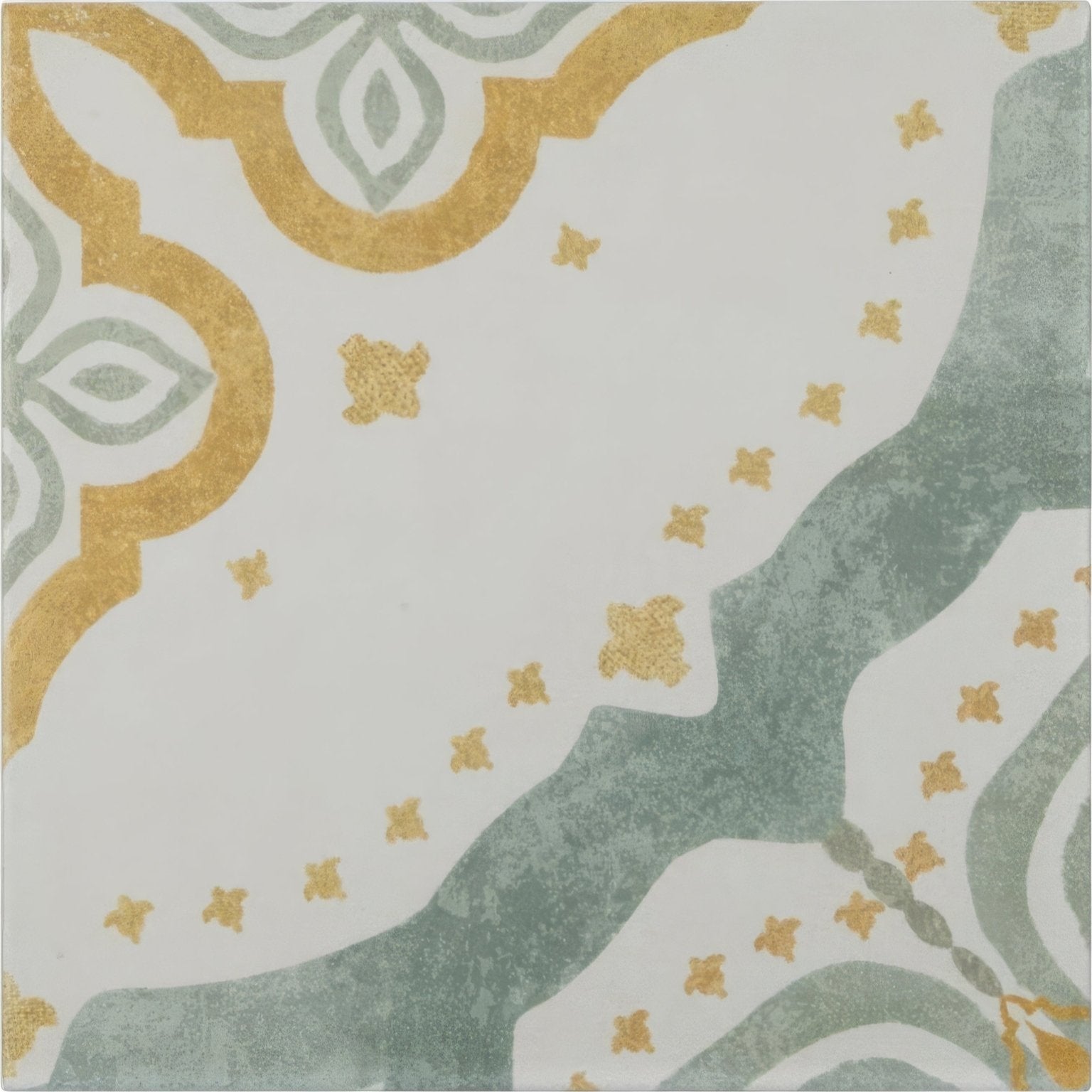 Jaipur Sikkar Patterned Tile from Hyperion Tiles