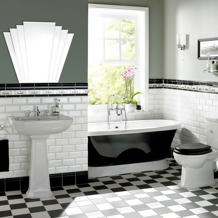 Jet Black Omega Moulding from Hyperion Tiles