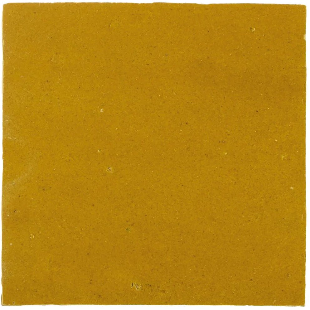 Medina Ochre Square Handmade Moroccan Zellige Tile | Hyperion Tiles