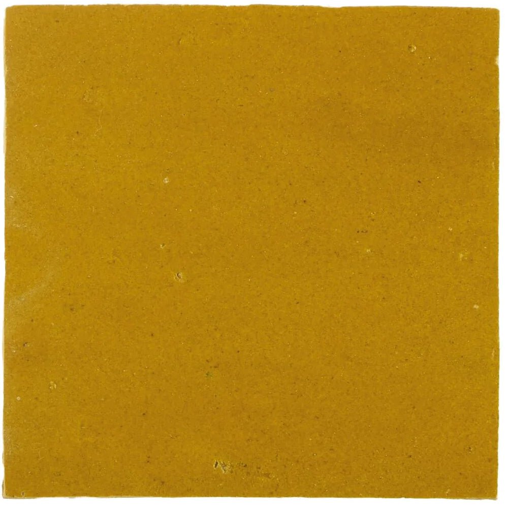 Medina Ochre Square Handmade Moroccan Zellige Tile | Hyperion Tiles
