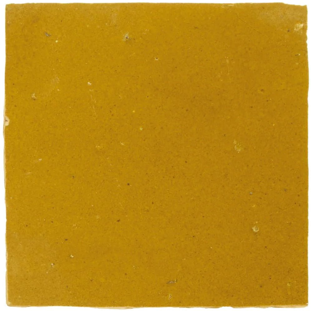 Medina Ochre Square Handmade Moroccan Zellige Tile | Hyperion Tiles