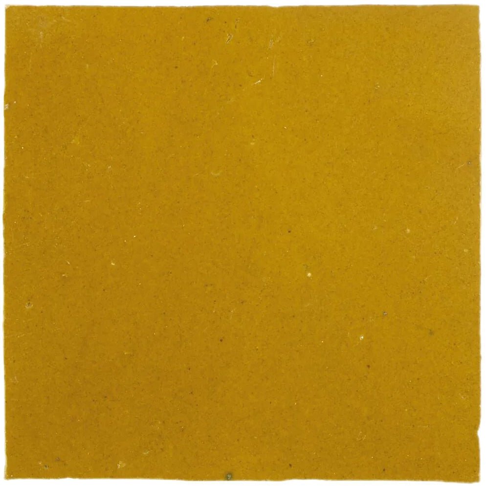 Medina Ochre Square Handmade Moroccan Zellige Tile | Hyperion Tiles