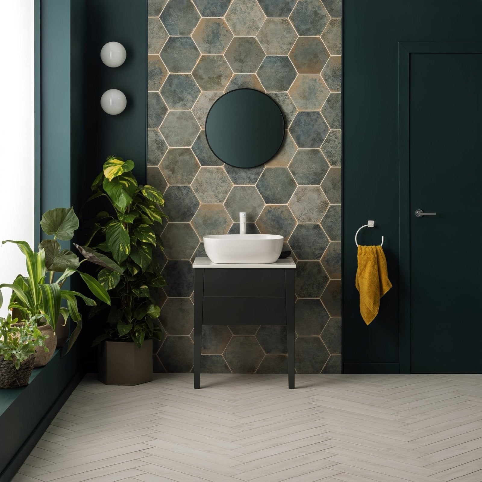 Nebraska White Matt 60x10cm Wood Effect Coastal Tiles