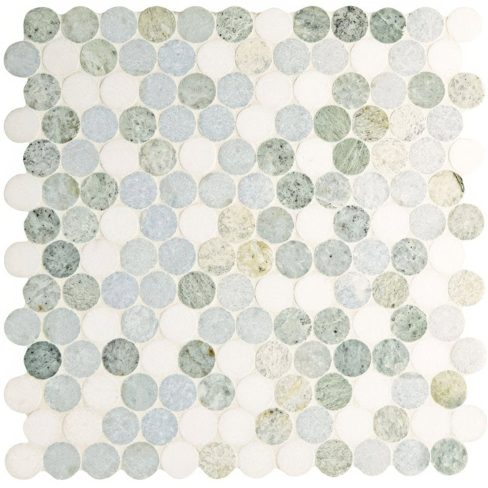Fired Earth North Haven Penny Marble Mosaic | Hyperion Tiles