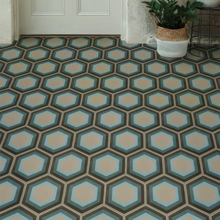 Patisserie Porcelain Blue from Hyperion Tiles