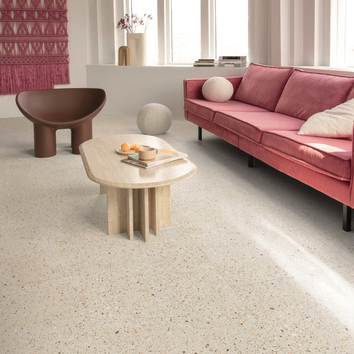 Floorify Piccolo F032 Terrazzo Big Vinyl Tile (90x60cm) | Hyperion Tiles