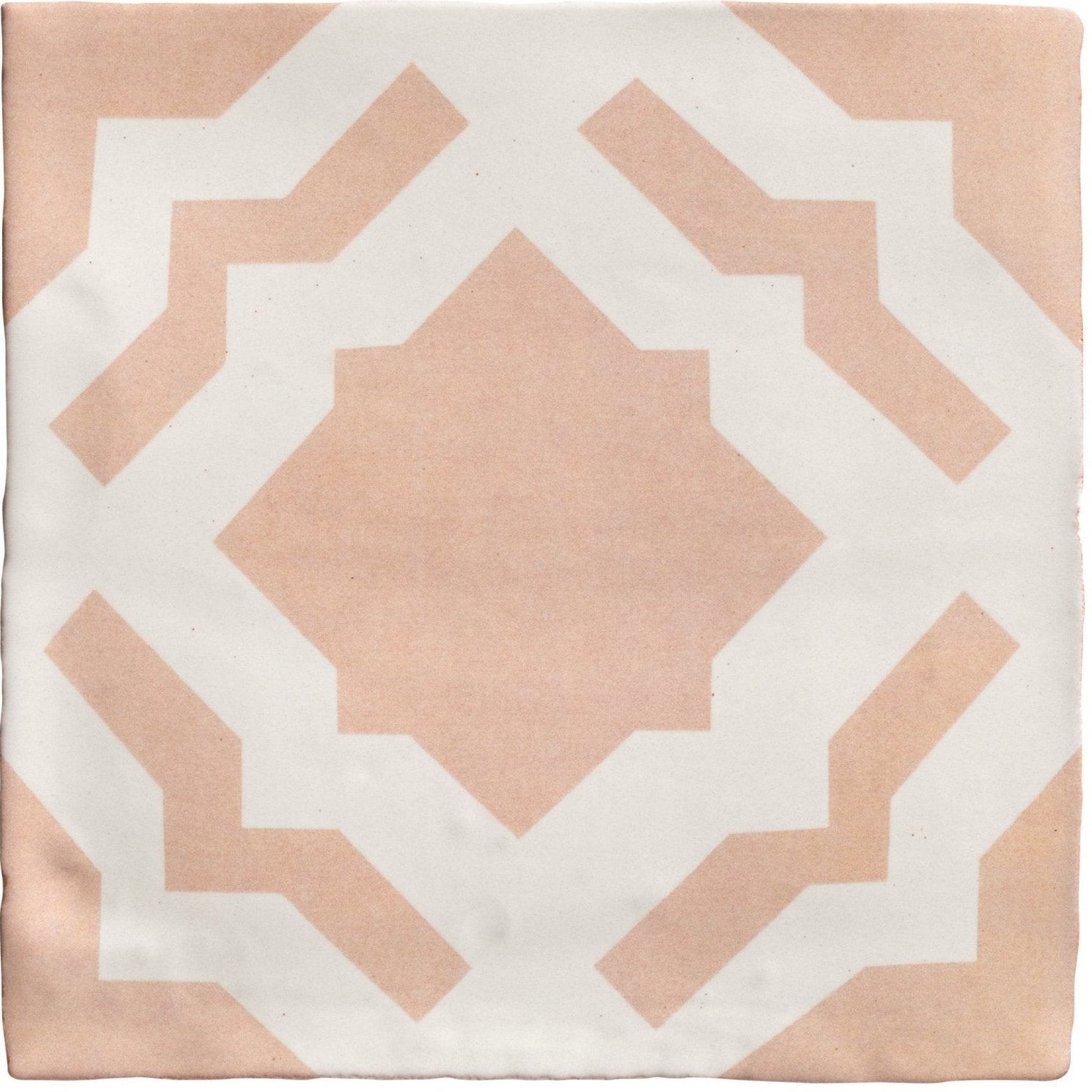Studio Cassius Pink Ceramic Arabesque Wall Tiles