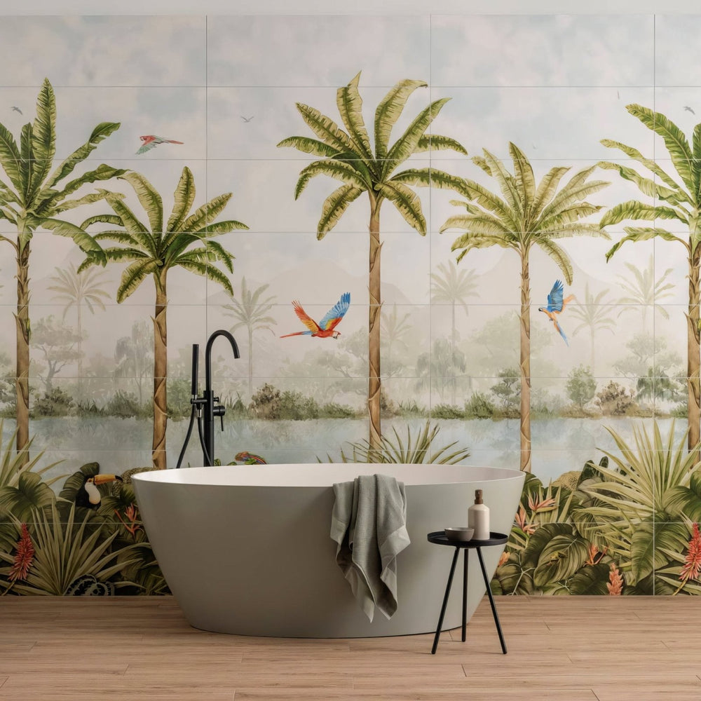 Tropical Oasis Panel B from Hyperion Tiles