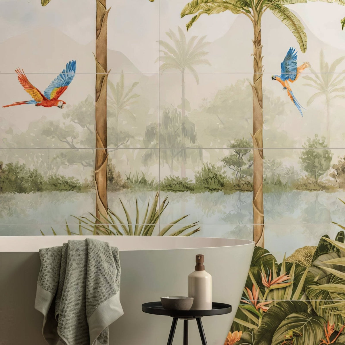 Tropical Oasis Panel B from Hyperion Tiles