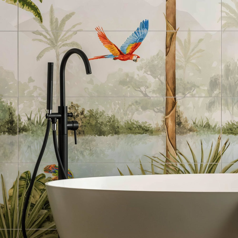 Tropical Oasis Panel B from Hyperion Tiles