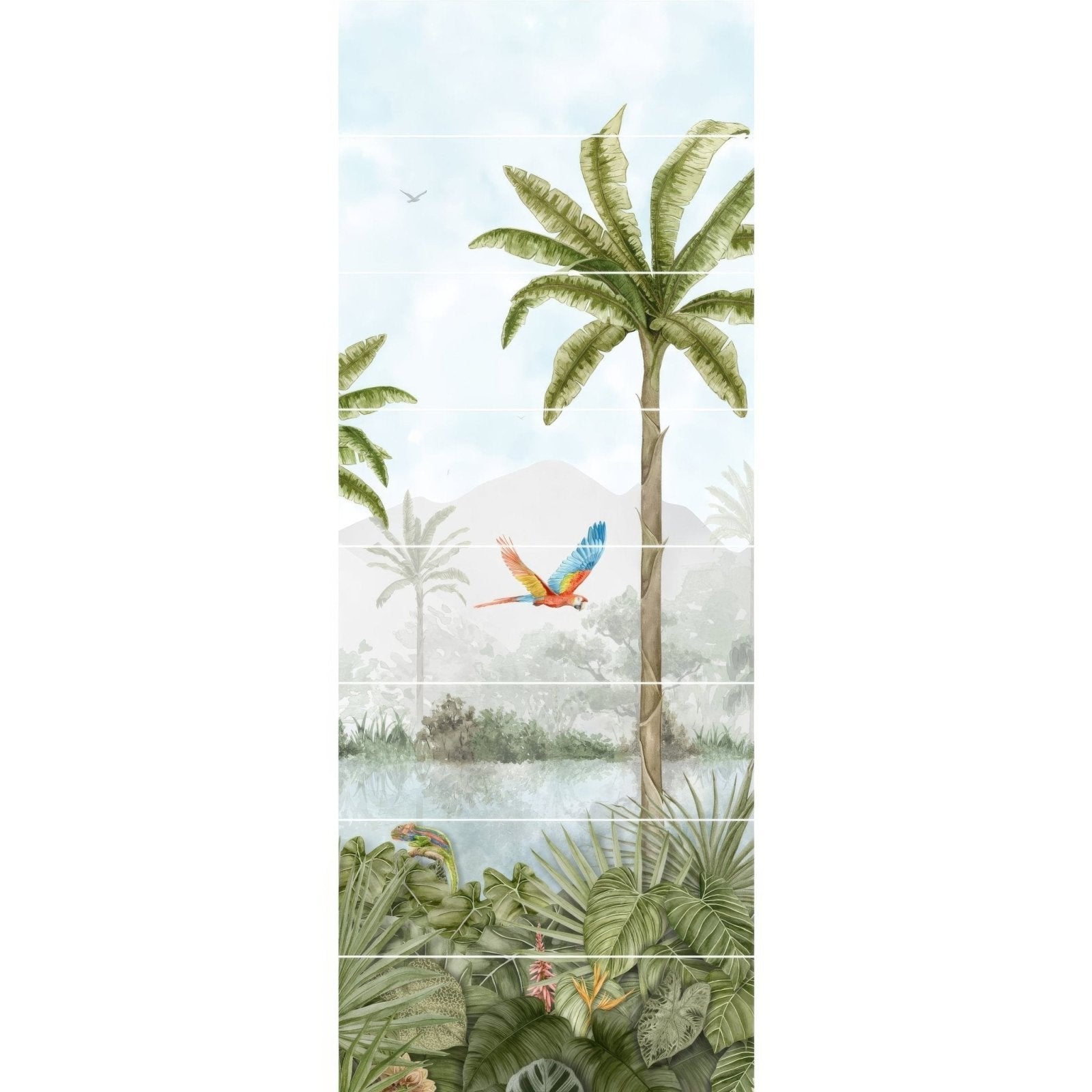 Tropical Oasis Panel B from Hyperion Tiles