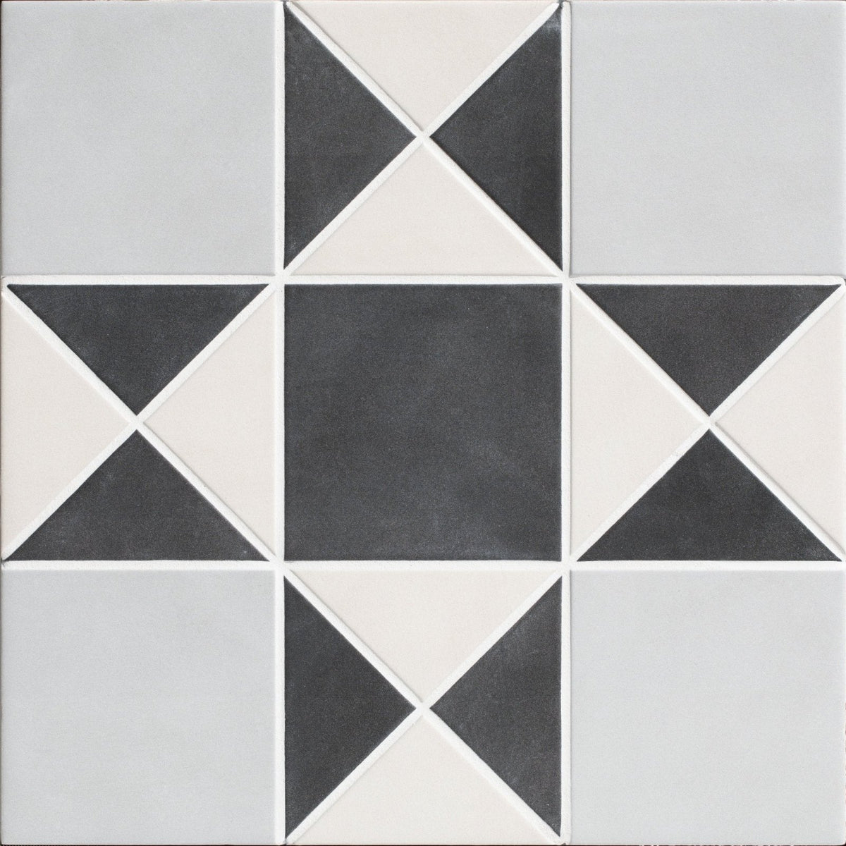 Victorian Style Porcelain Finchley Pattern Soft Grey from Hyperion Tiles