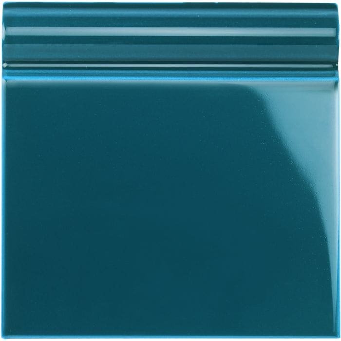 Baroque Blue Skirting Tile - Hyperion Tiles