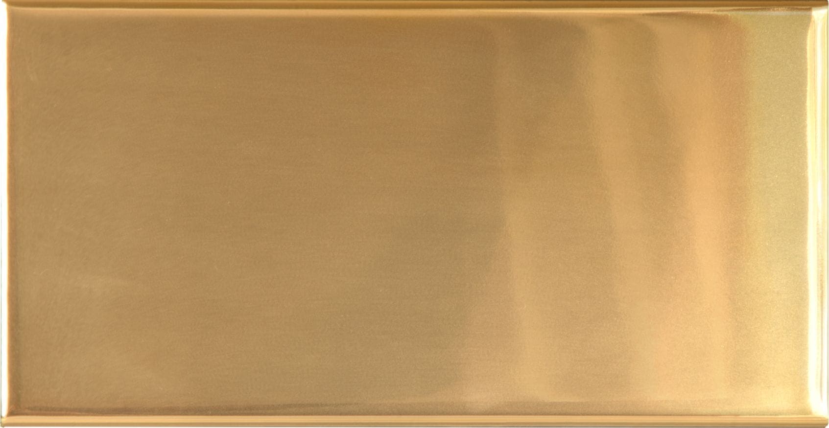 Gold (Metallic) Half Tile |Hyperion Tiles