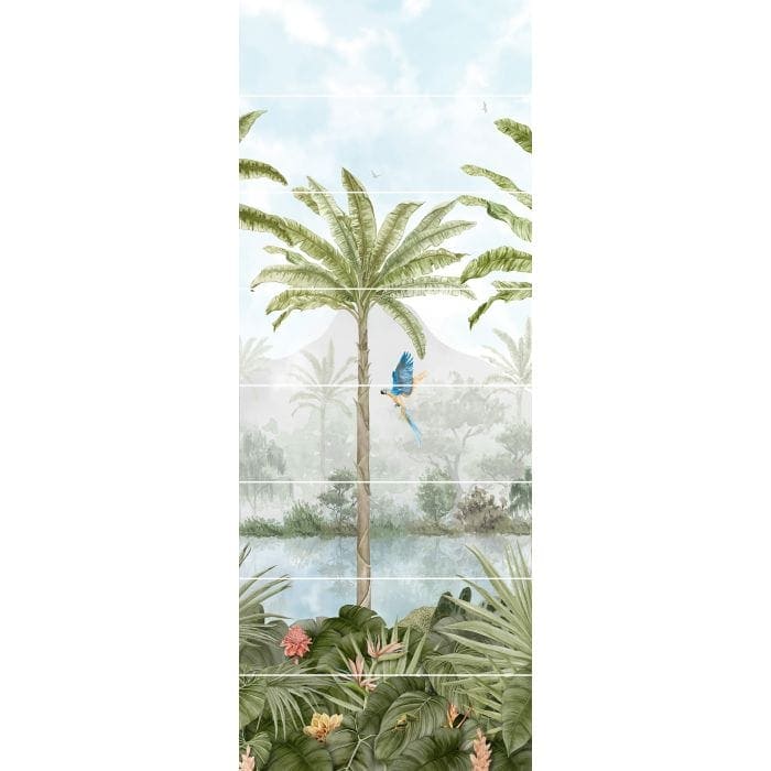 Tropical Oasis Panel C - Original Style - Hyperion Tiles