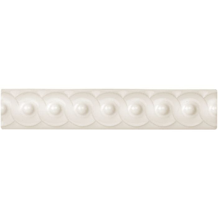 Vintage White Scroll Moulding - Hyperion Tiles